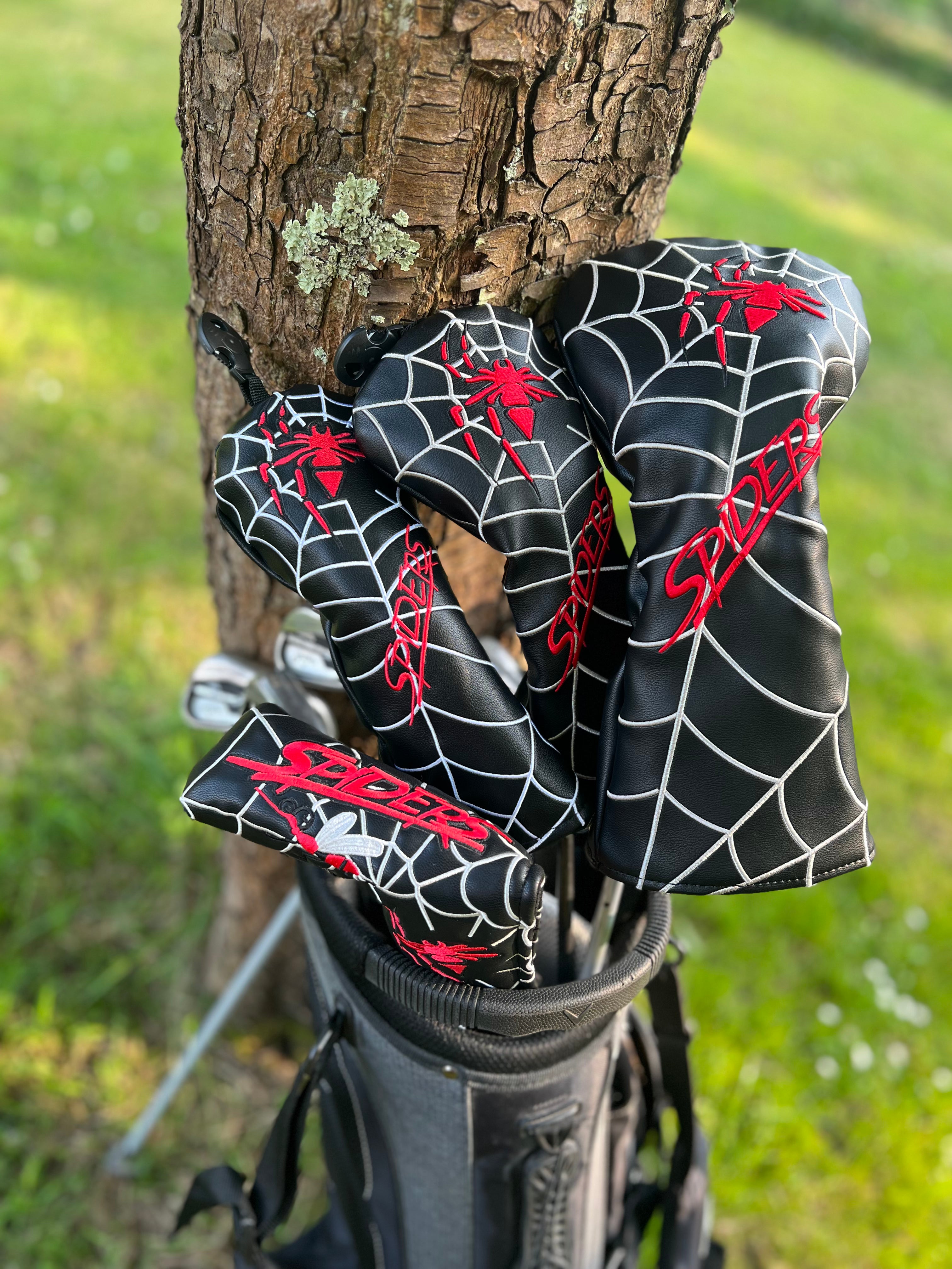 Spiders Style - Black Headcover Set – BirdysnBogeys